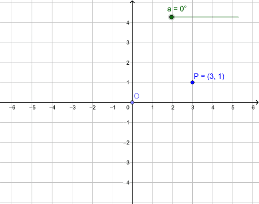 Rotating Points in the Coordinate Plane – GeoGebra