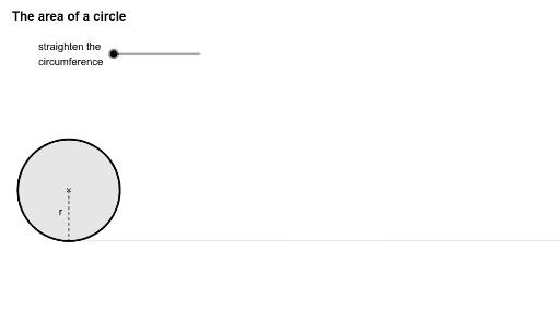 Area of Circles – GeoGebra