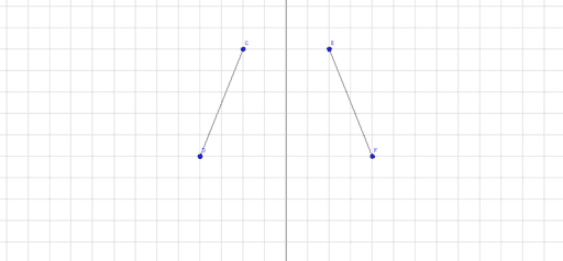 Reflection of Congruent Segments – GeoGebra