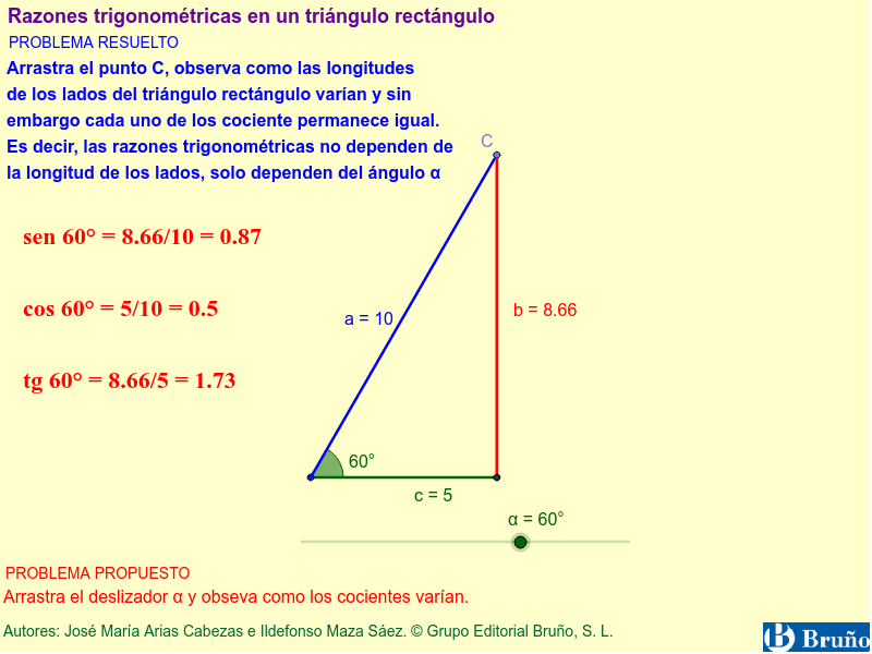 Razones Trigonometricas En Un Triangulo Rectangulo Geogebra Images Razones Trigonometricas En Un Triangulo Rectangulo Geogebra Images