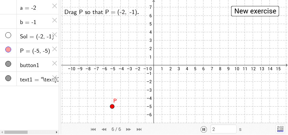 Drag the Point – GeoGebra