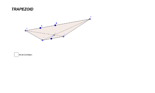 Trapezoid sketch – GeoGebra