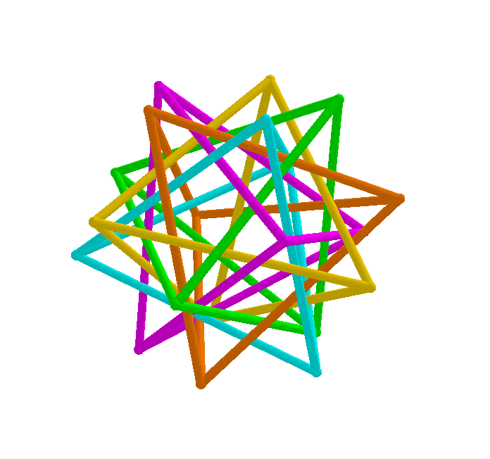 Tetrahedron 5 Compound Frame GeoGebra Tetrahedron 5 Compound Frame GeoGebra