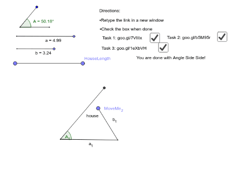 Angle Side Side – GeoGebra