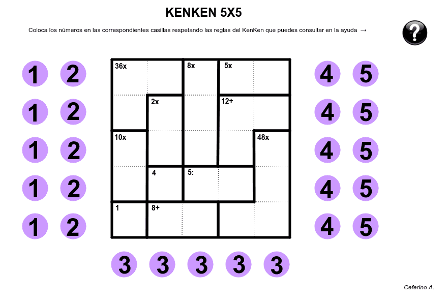 KenKen 5x5 GeoGebra kenken-5x5-geogebra