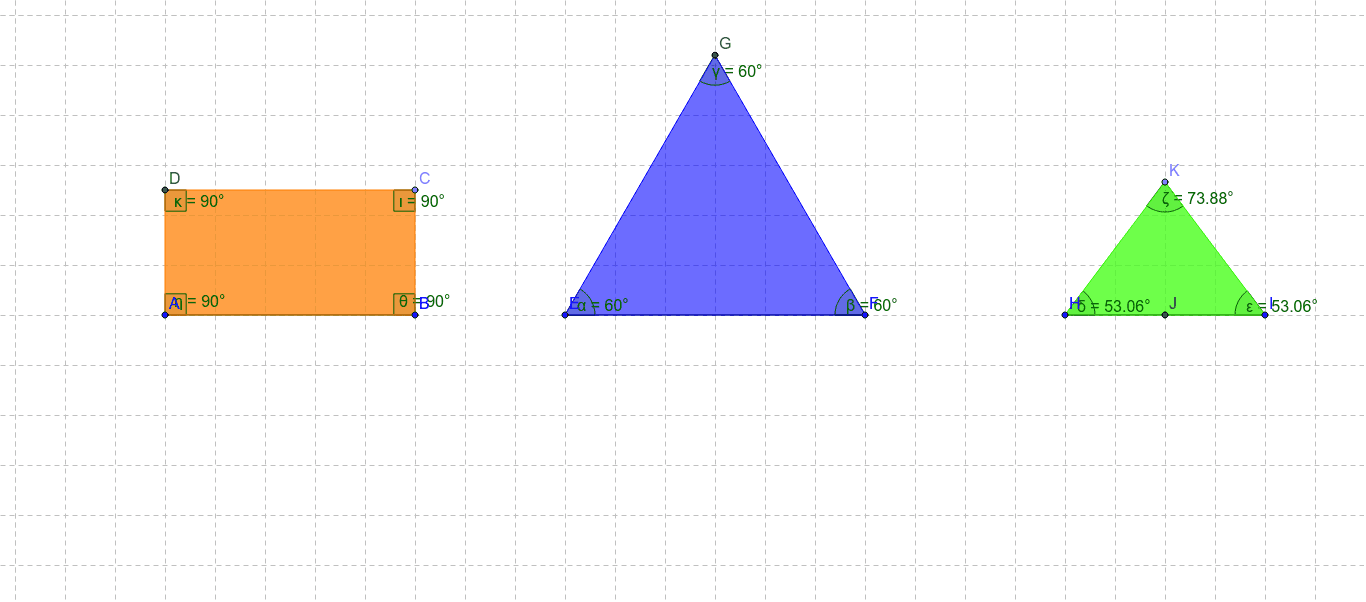 Rectangles and Triangles – GeoGebra