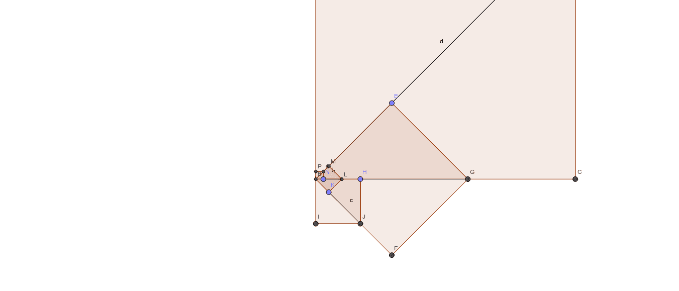 inconmensurabilidad del lado y la diagonal de un cuadrado – GeoGebra