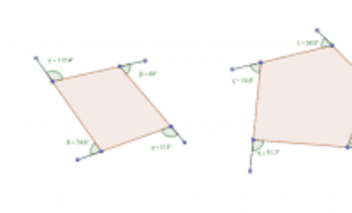 Exterior Angles of Polygons Discovery – GeoGebra