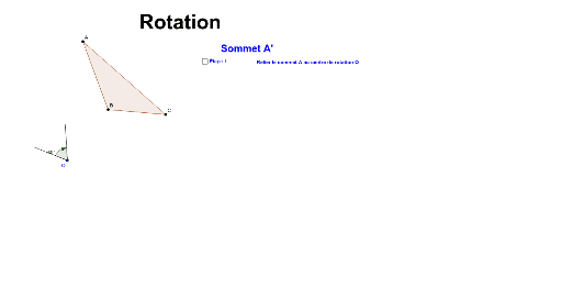 Rotation étape par étape – GeoGebra