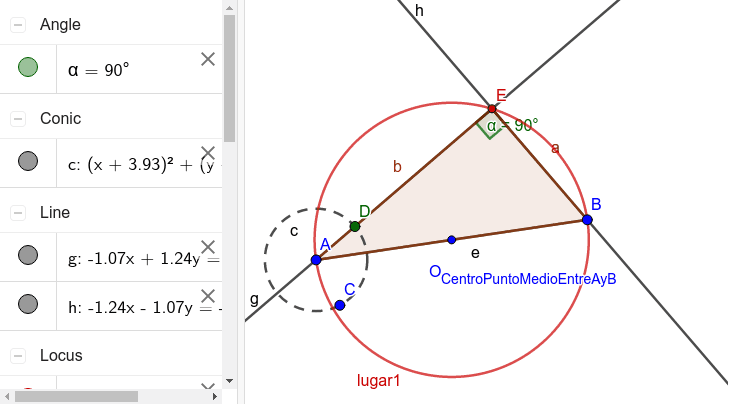 Triángulo rectángulo 2 – GeoGebra