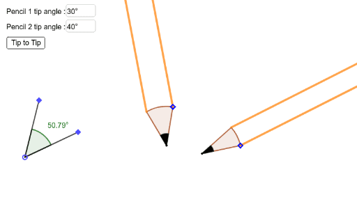 Pencil Angle – GeoGebra