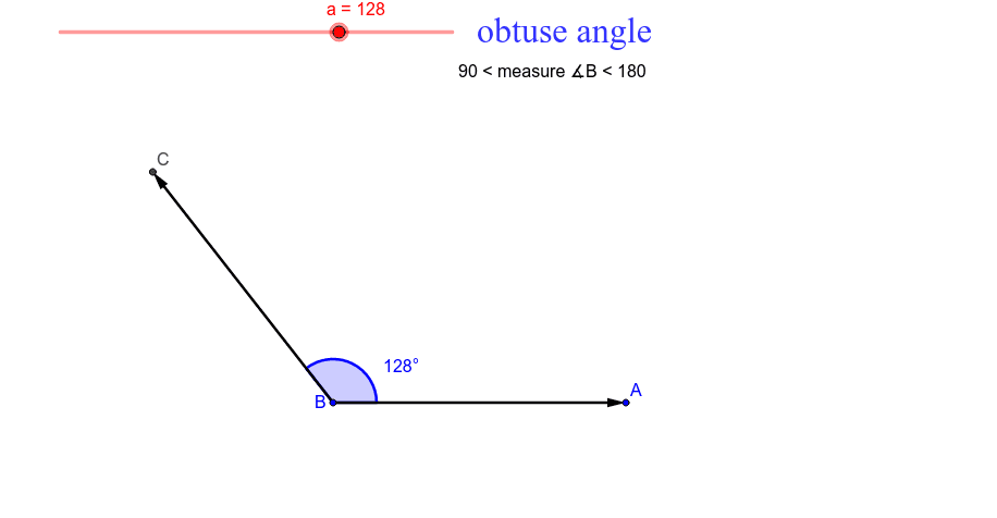 Classify Angles by Measure – GeoGebra
