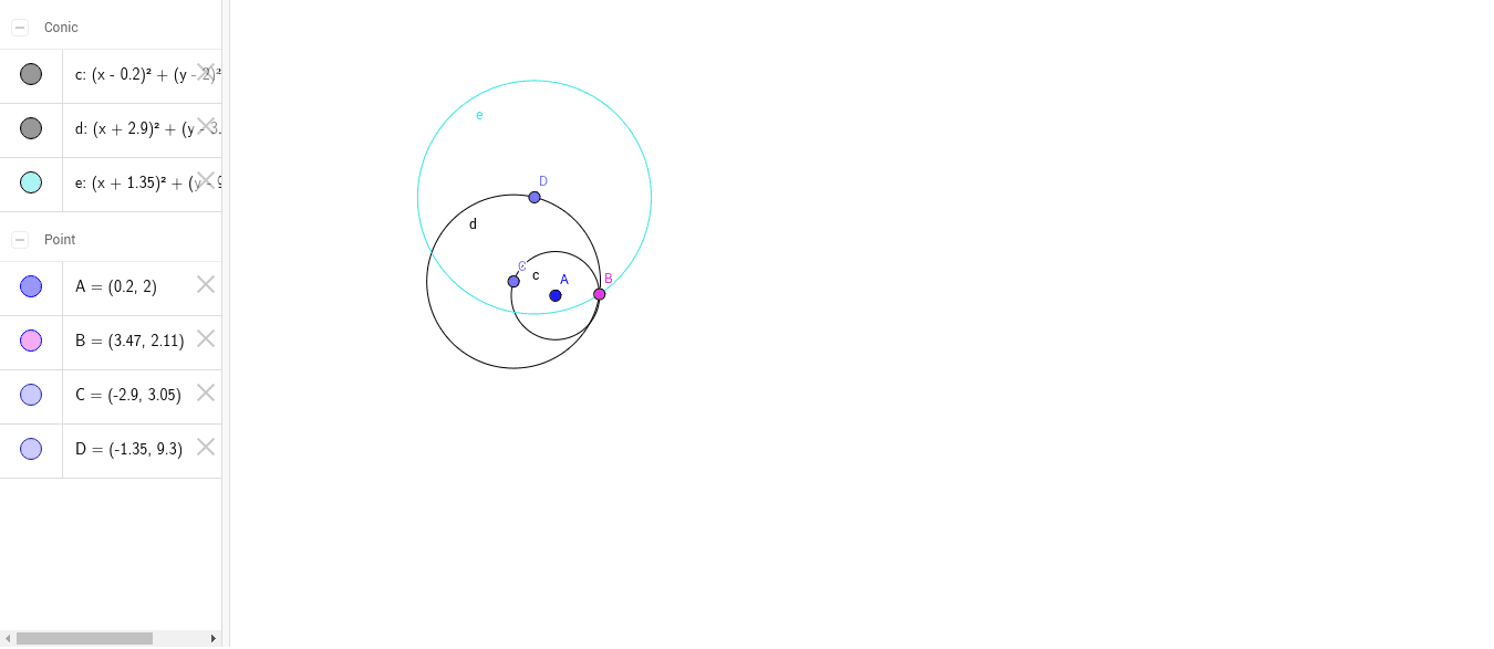 Circle pattern – GeoGebra