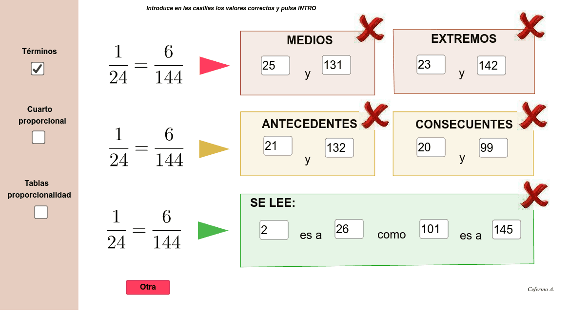 Razón y Proporción (Actividad) – GeoGebra