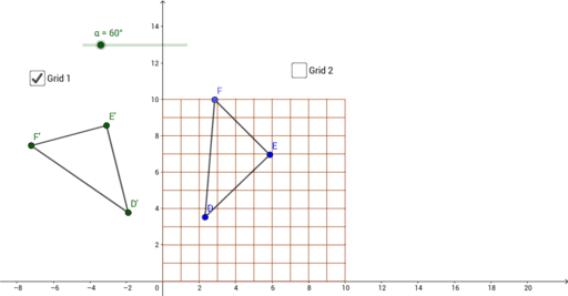 Euclidean Rotation Two Frames – GeoGebra