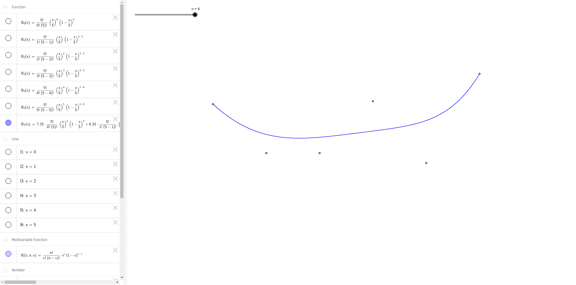 Bezier curves – GeoGebra