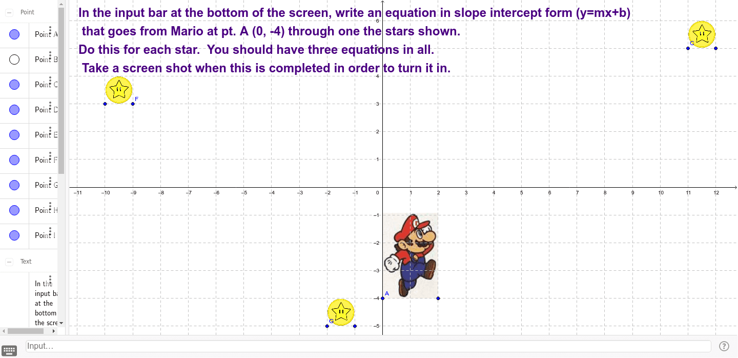Mario Math 2 – GeoGebra