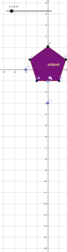 SIMETRÍA ESPECULAR PRISMA DE BASE PENTAGONAL – GeoGebra