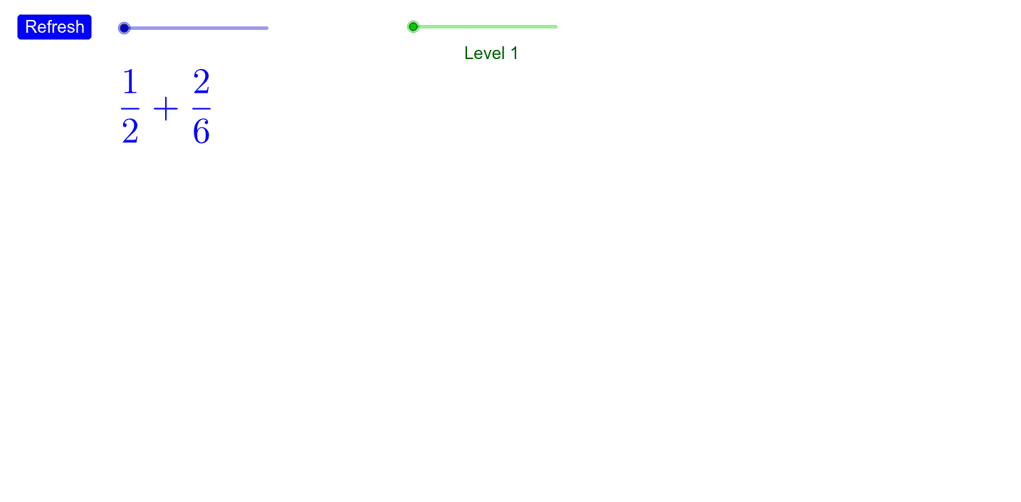 Adding Fractions – GeoGebra