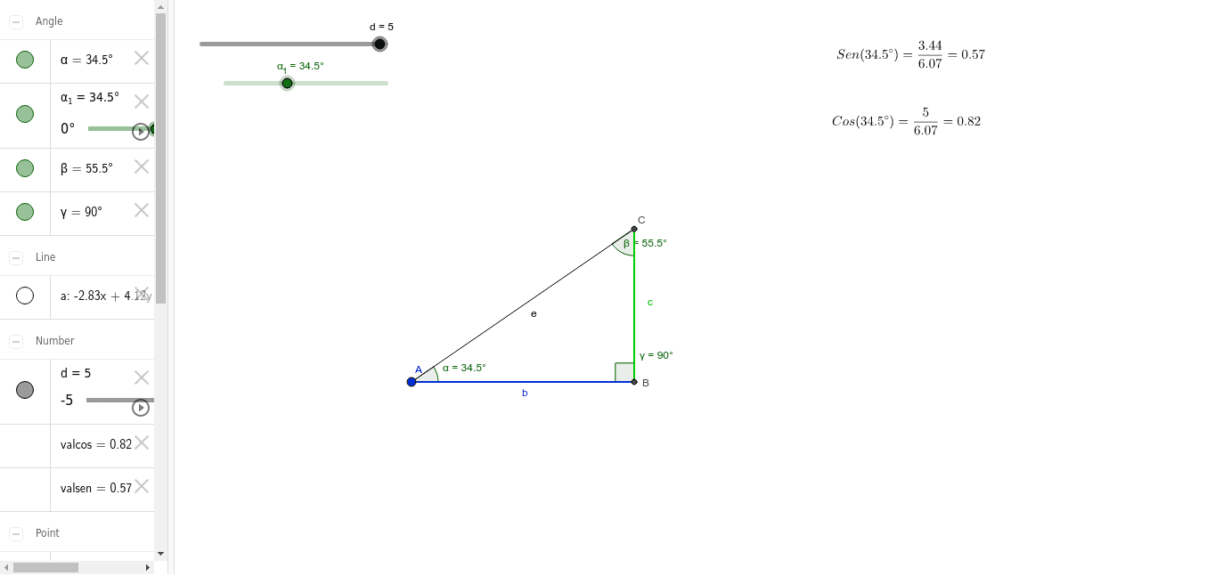 triangulo rectangulo – GeoGebra