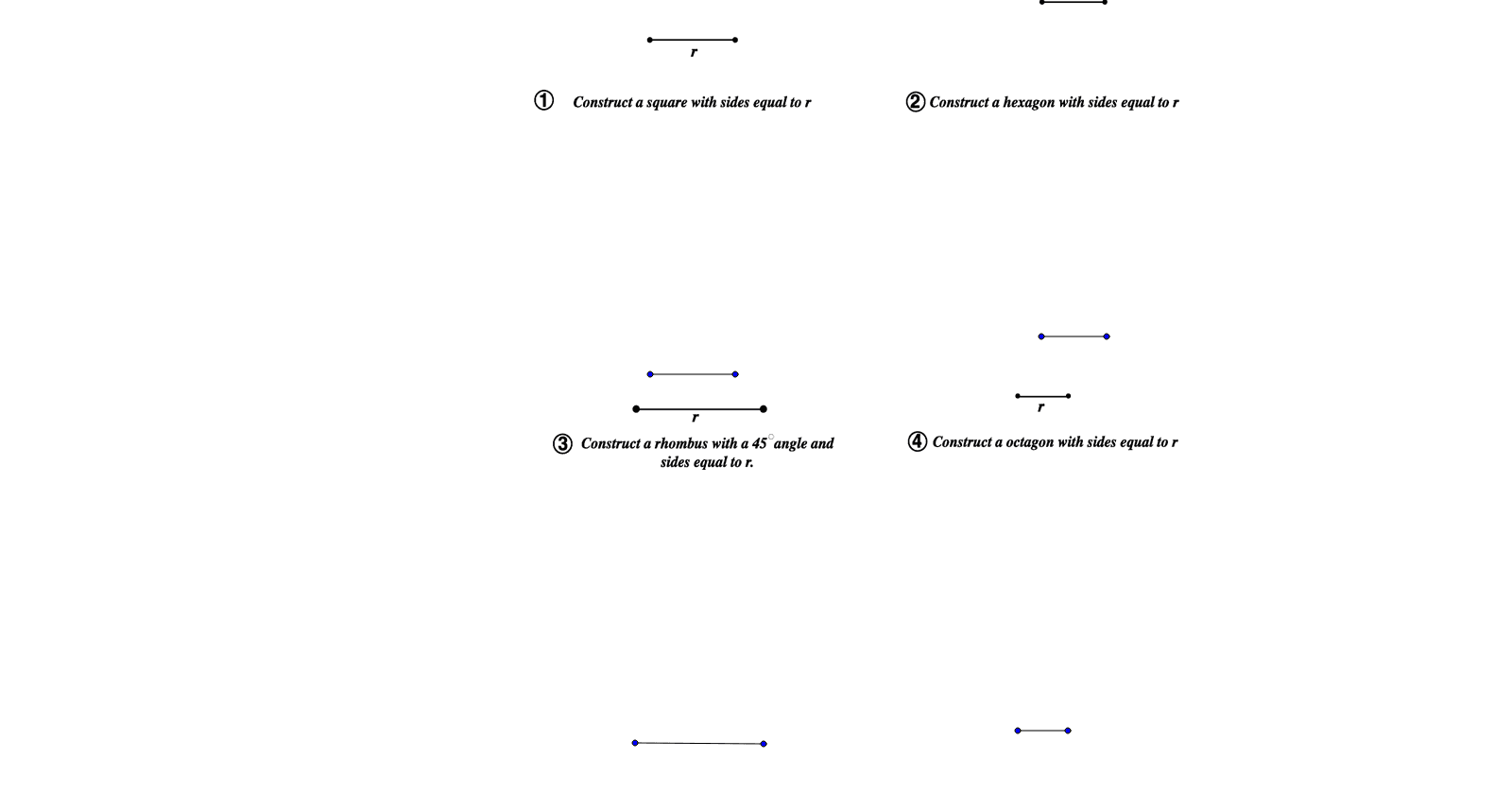 Lesson 8a Construction of Polygons – GeoGebra