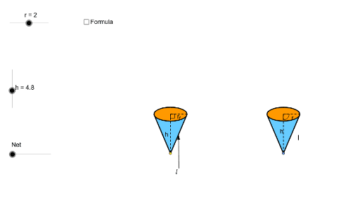 Net of a Cone – GeoGebra