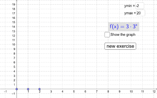Drag the points to the graph – GeoGebra