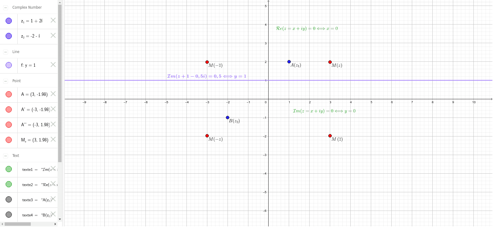 nombre complexe 1 – GeoGebra