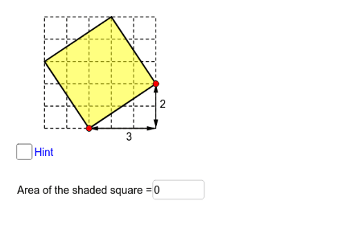Discovering Pythagoras' Theorem by Area – GeoGebra