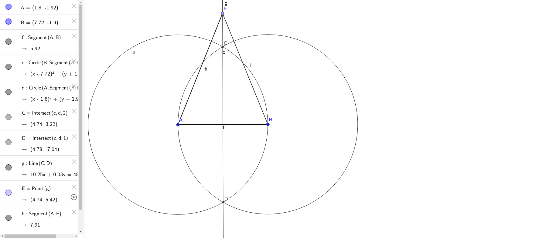 Geogebra Challenge 2 – GeoGebra