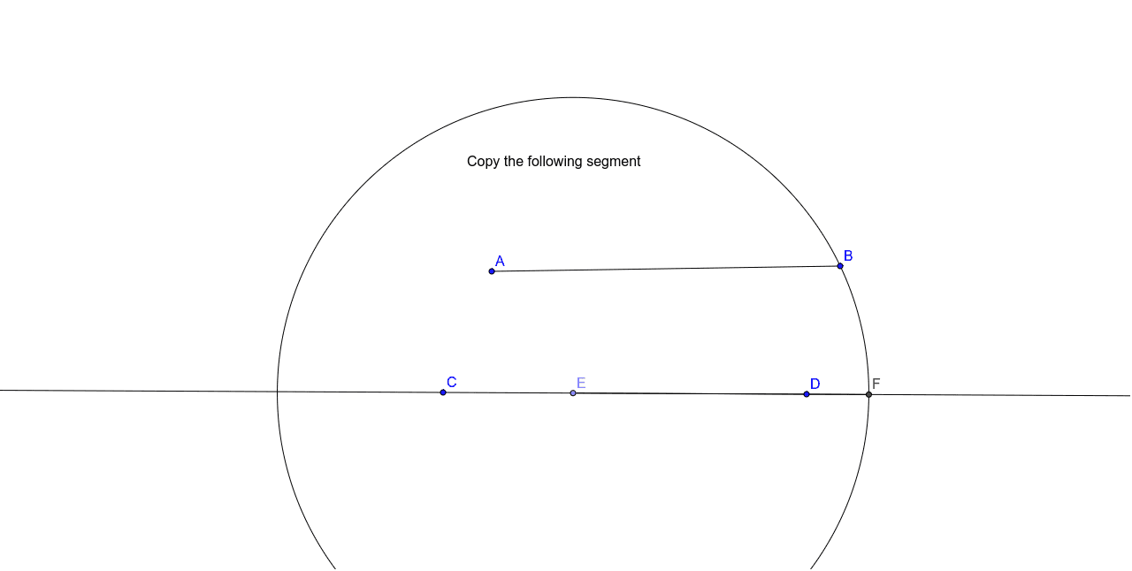 Copy segment – GeoGebra