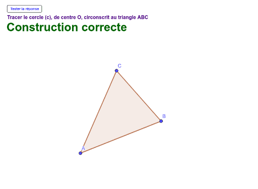 Cercle circonscrit – GeoGebra