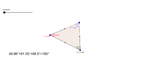 all the inside angles of a triangles – GeoGebra