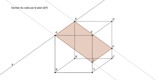 ch14 ex 6 1 section d'un cube par un plan – GeoGebra