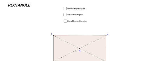 Rectangle - measurements – GeoGebra