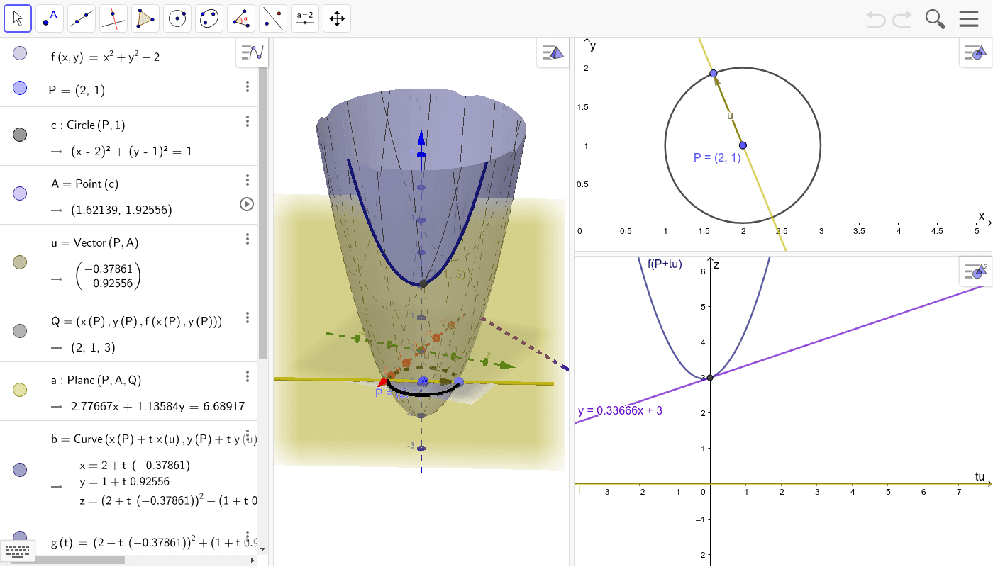 Other Cross Sections – GeoGebra
