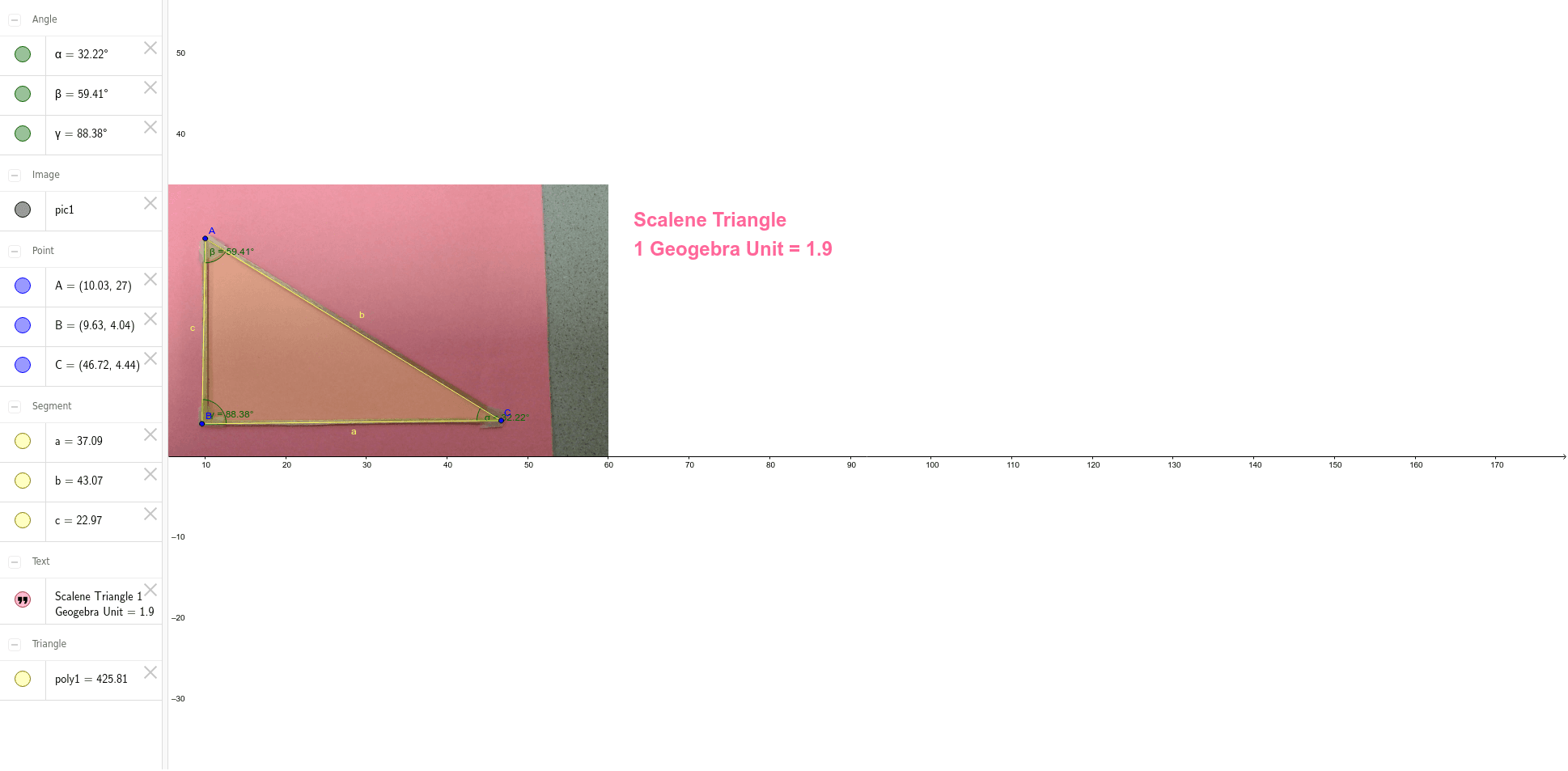 Scalene Triangle – GeoGebra