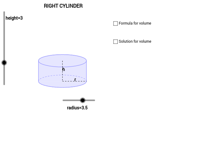 Volume Of A Cylinder Math Infographic Math Infographic
