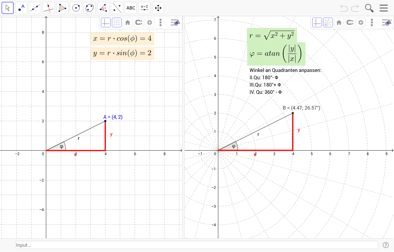 kartesisch-polar – GeoGebra