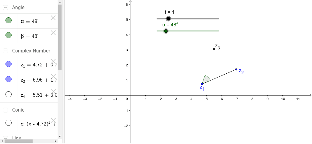 Complex rotation – GeoGebra