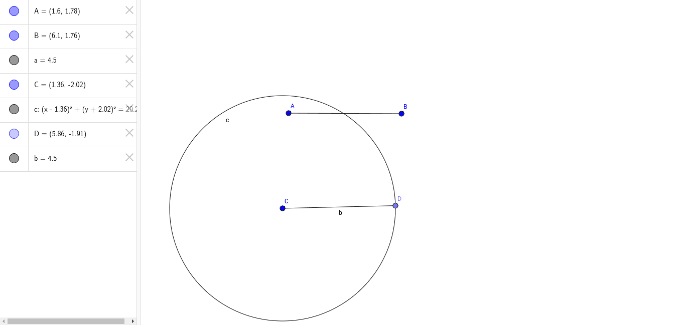 Start, Copy Segment – GeoGebra