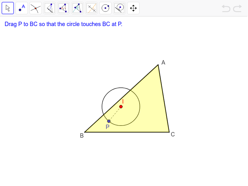 Incircle Of A Triangle