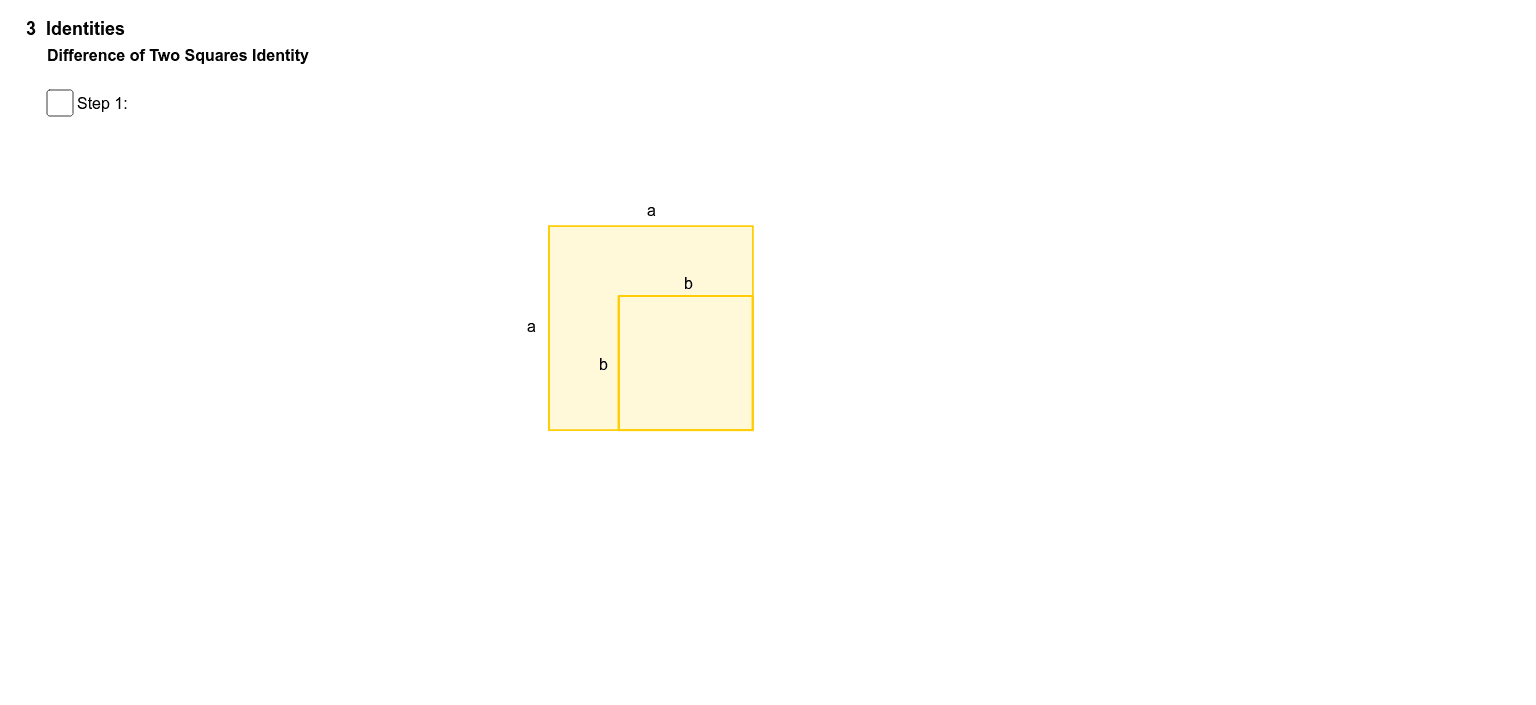 Difference of 2 squares – GeoGebra
