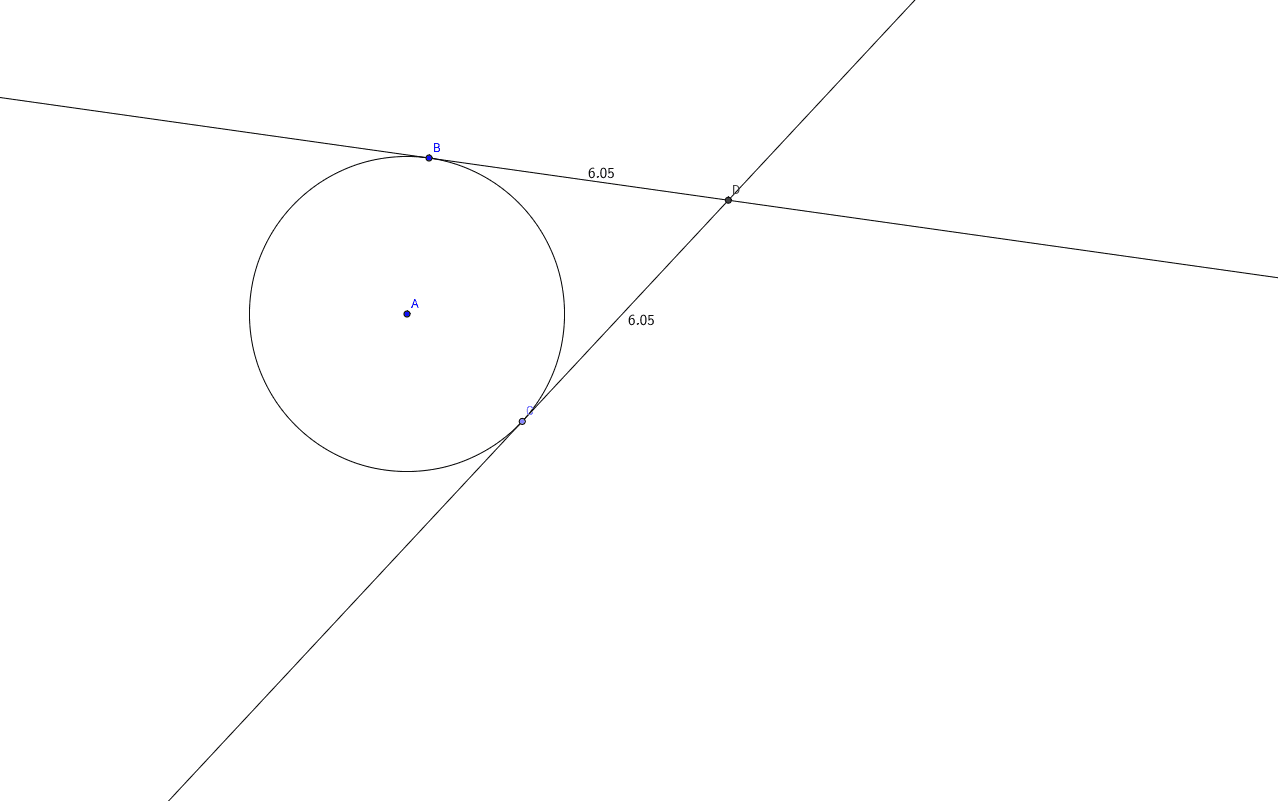 Tangent Segments – GeoGebra