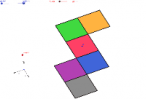 Eleven paterns of the cube – GeoGebra