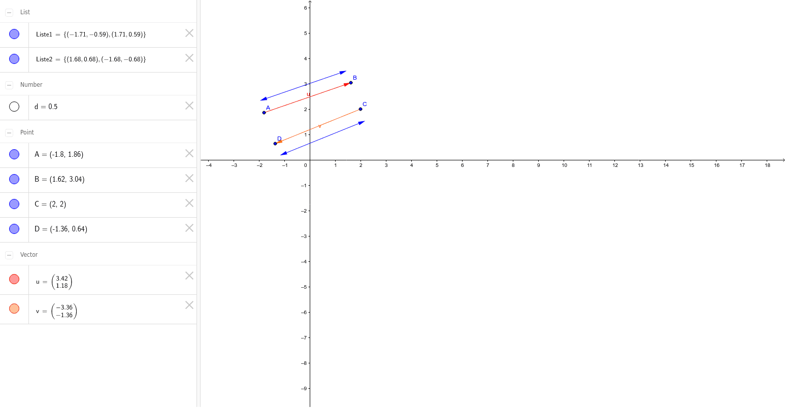 double arrow – GeoGebra