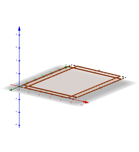 Optimizing the volume of an open box – GeoGebra