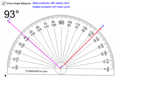 Protractor Postulate (2) – GeoGebra