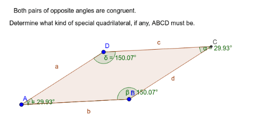 Opposite Angles Are Congruent – GeoGebra