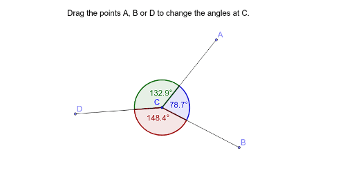 Angles at a Point – GeoGebra